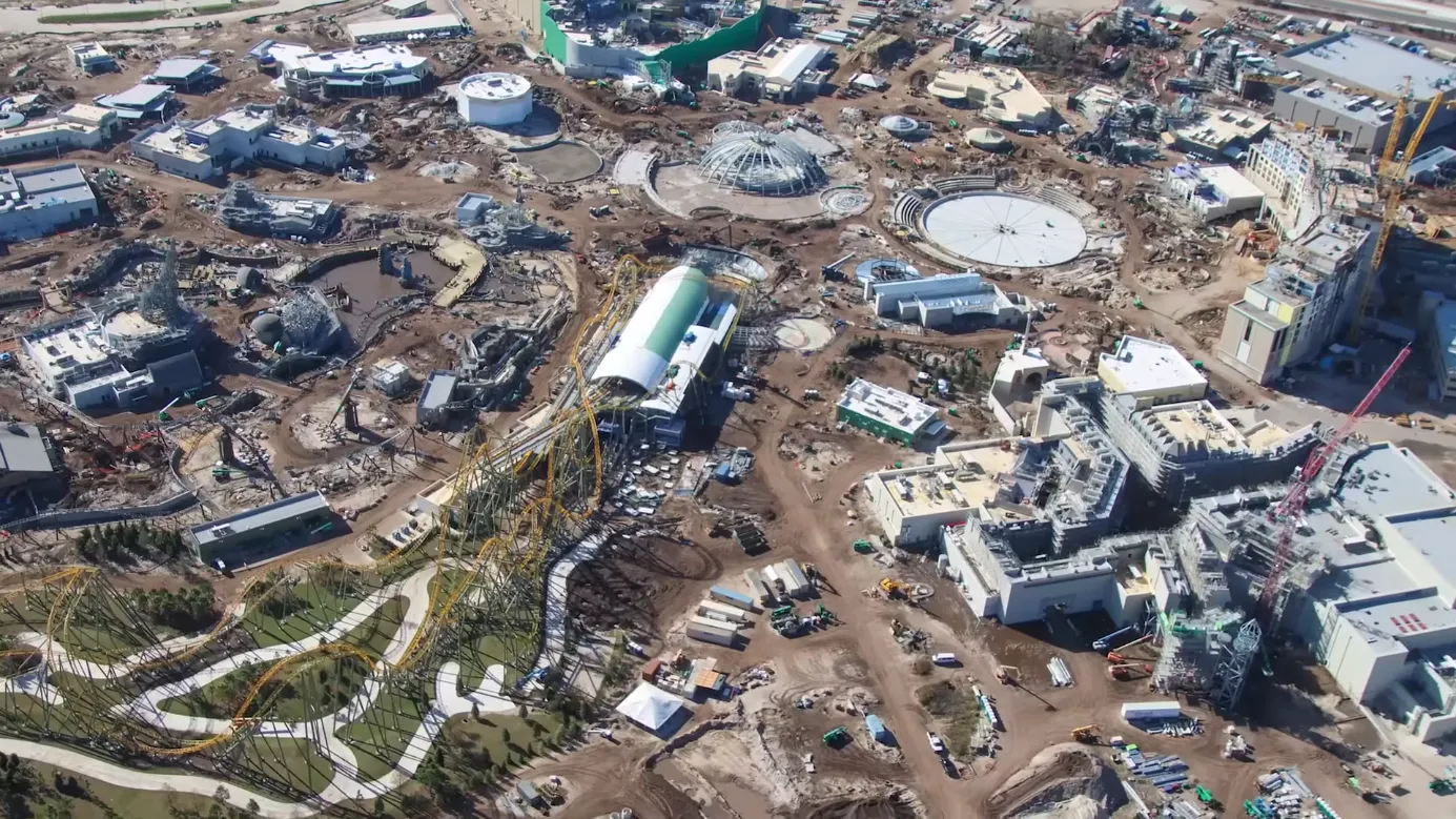 Epic Universe Construction Update 01/07/24: Land Portals, Spires and ...