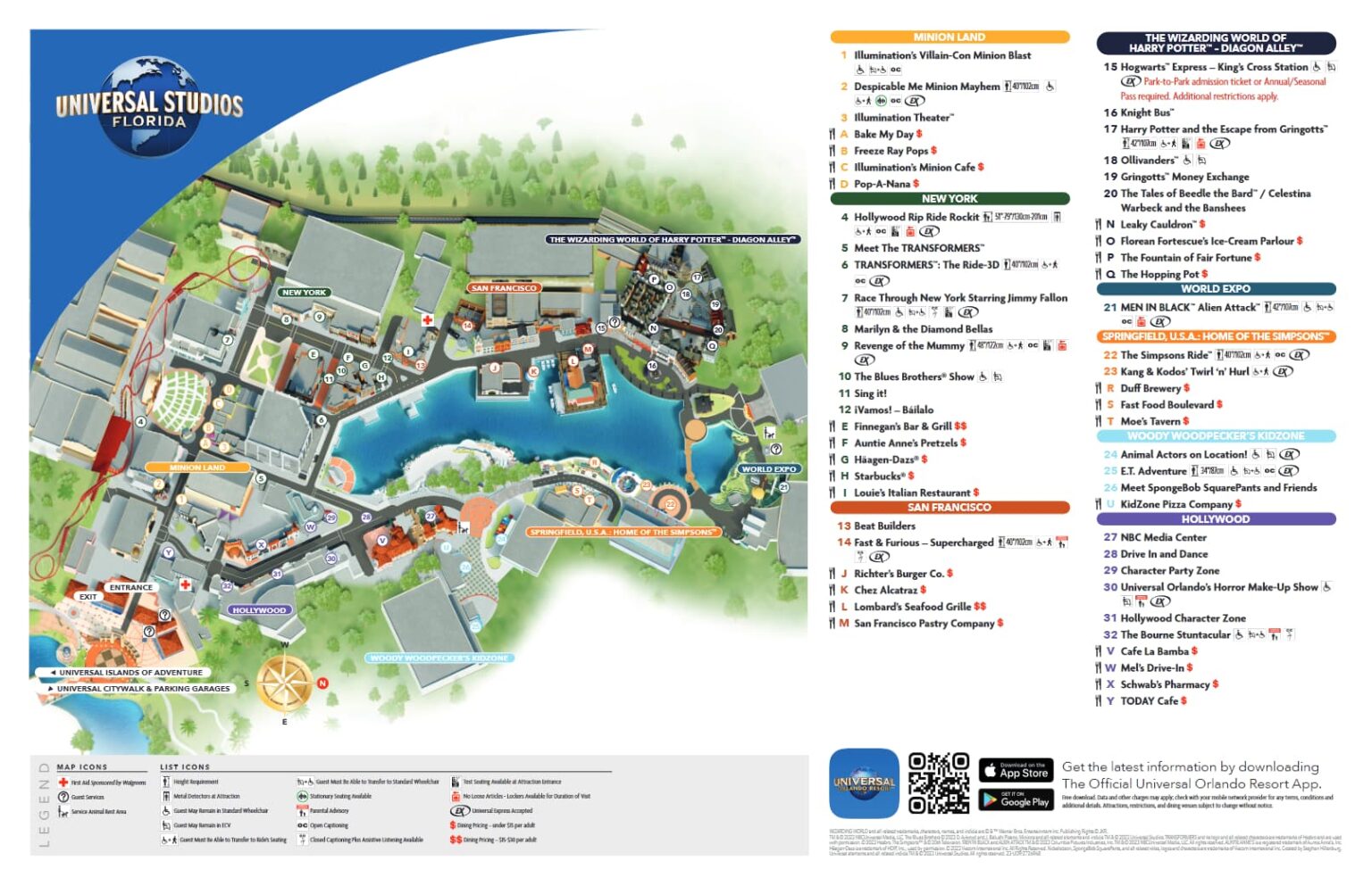Universal Orlando Florida Park Maps » Epic Universal Blog